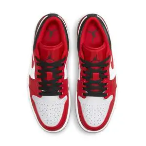 JORDAN 1 Low "reverse Black Toe" Sneakers - Red/white/black