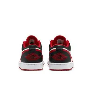 JORDAN 1 Low "reverse Black Toe" Sneakers - Red/white/black