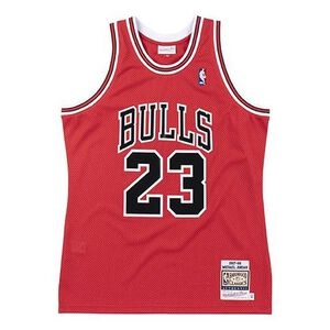 Mitchell & Ness Nba Chicago Bulls 1987-88 Michael Jordan Jersey - Red/white