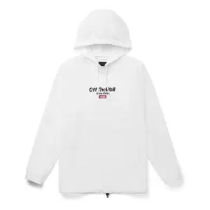 VANS Logo Hooded Jacket - White