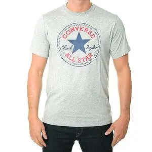 CONVERSE Chuck Taylor All Star Classic Round Neck Short Sleeve 'gray