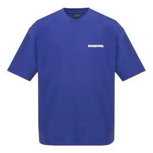 Balenciaga Logo T-shirt Medium Fit - Indigo