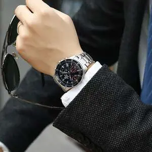 Casio Edifice Stainless Steel Chronograph Watch - Red