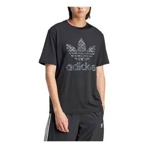Adidas Classic Monogram Graphic T-shirt Asia Sizing 'black