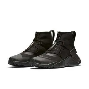 Nike Huarache Gripp High Top Sneakers - Black