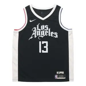 Nike Los Angeles Clippers Paul George No. 13 City Edition Basketball Jersey - Black