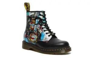Dr. Martens X Jean-michel Basquiat 'untitled' 1460 Lace Up Combat Boots