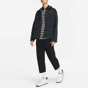 Nike Logo Lapel Casual Long Sleeve Jacket