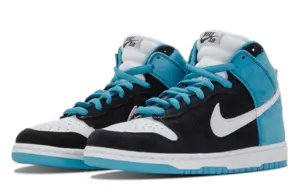 Nike Dunk High Pro 'send Help' Sneakers - Teal