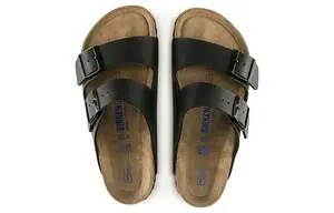 BIRKENSTOCK Arizona Soft Footbed Sandals - Black