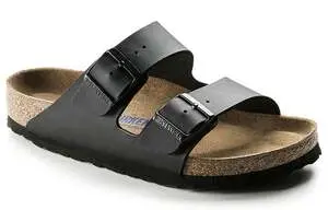 BIRKENSTOCK Arizona Soft Footbed Sandals - Black