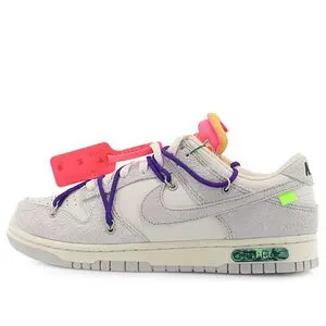 Nike X Off-white Dunk Low Of 50' Sneakers - Gray/white