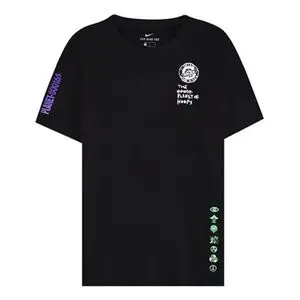 Nike Summer Hoops Basketball Short Sleeve T-shirt - Black