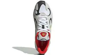 Adidas Originals Yung-1 Low Top Sneakers - White/black/red