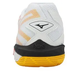 Mizuno Wave Claw El 2 Wide Athletic Sneakers - White/orange/black