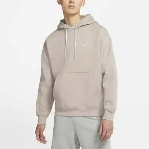Nike Logo Embroidered Fleece Lined Hoodie - Multi-color