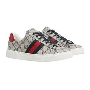 Gucci Ace Canvas Sneakers - Beige Monogram