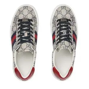 Gucci Ace Canvas Sneakers - Beige Monogram