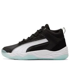PUMA Rebound Future Evo Mid Top Sneakers - Black/white