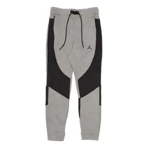JORDAN Stripe Printing Logo Lacing Bundle Feet Sports Pants/trousers/joggers Gray - Default Colorway