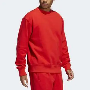 Adidas X Pharrell Williams Loose Fit Crewneck Sweatshirt - Red