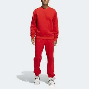 Adidas X Pharrell Williams Loose Fit Crewneck Sweatshirt - Red
