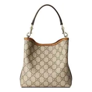 Gucci Gg Emblem Mini Bucket Bag - Monogram Canvas