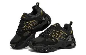 Sketchers D'lites 3.0 Air Sneakers - Black/gold