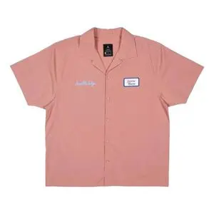 JORDAN X Union La Embroidered Logo T-shirt - Pink