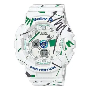 Casio Baby-g Ba-120sc-7a Retro/classic/water Proof Watch - White