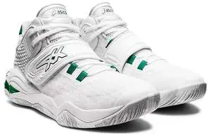 Asics Invade Nova Basketball Sneakers - White/green