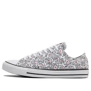CONVERSE Keith Haring X Chuck Taylor All Star Low 'dancing Figures' Sneakers - White/black