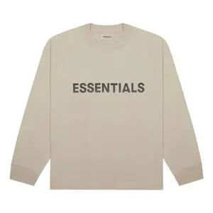 Fear Of God Ss20 Boxy Long Sleeve T-shirt - Tan