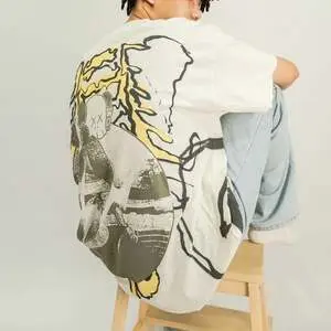 TRAVIS SCOTT Cactus Jack X Kaws For Fragment Tee 'vintage Wash