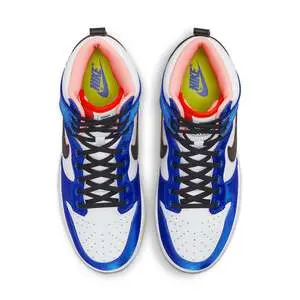 Nike Dunk High "blue Satin" Sneakers - White/blue
