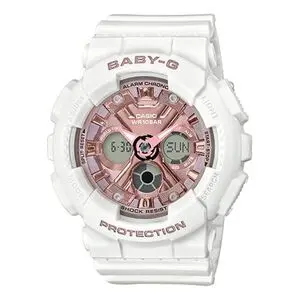 Casio Baby-g Analog-digital Watch - White/pink