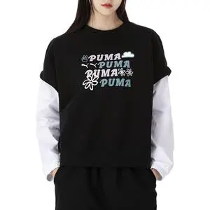 PUMA 2-fer Graphic Vest Top - Black