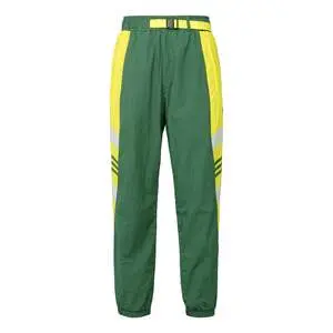 Adidas Adidas Ub Pnt Wv Cb Contrast Color Stitching Casual Sports Long Pants Green Green