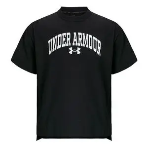 Under Armour Half Sleeve Wordmark Logo T-shirt - Black