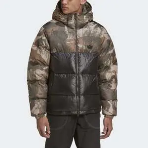 Adidas Originals Down Regen Camo Parka - Black