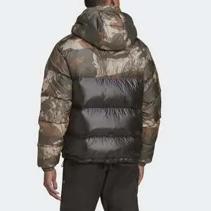 Adidas Originals Down Regen Camo Parka - Black