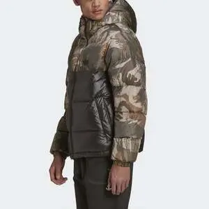 Adidas Originals Down Regen Camo Parka - Black