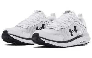 Under Armour Charged Assert Athletic Sneakers - White/black