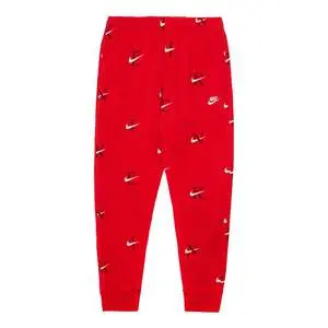 Nike Club Aop Sweatpants 'red