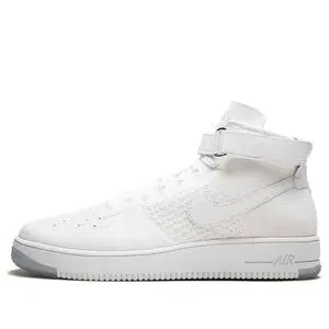 Nike Force 1 Ultra Flyknit Mid Sneakers - White