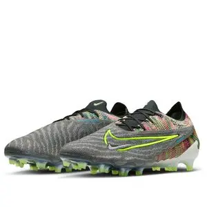 Nike Phantom Gx Elite Gripknit Fusion Fg Football Boots - Grey/volt/pink