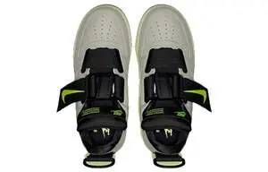 Nike Force 1 Low Utility Sneakers - Spruce Fog/black/volt