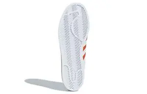 Adidas Superstar Sneakers - White/orange