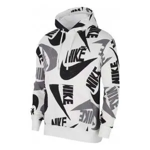 Nike Club Pullover Hoodie - White/black
