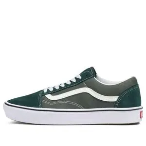 VANS Old Skool Lace-up Sneakers - Green/white